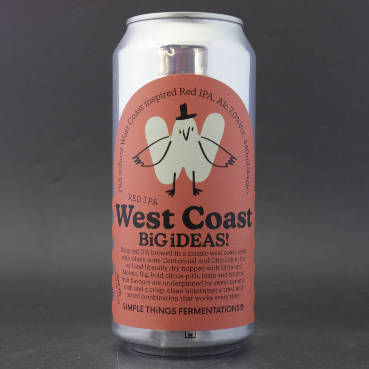 Simple Things Fermentations - West Coast Red IPA - 7% (440ml) – Ghost Whale